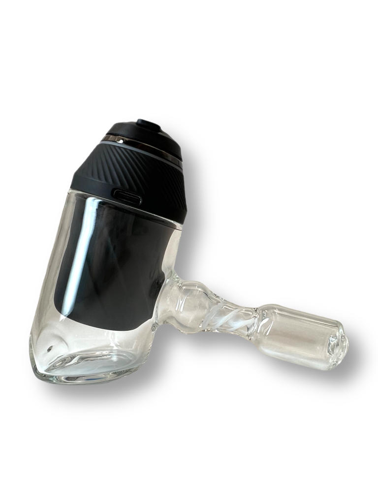 78 Glass | White Spiral Round-Mouthed Proxy Attachment | Headstash BCN